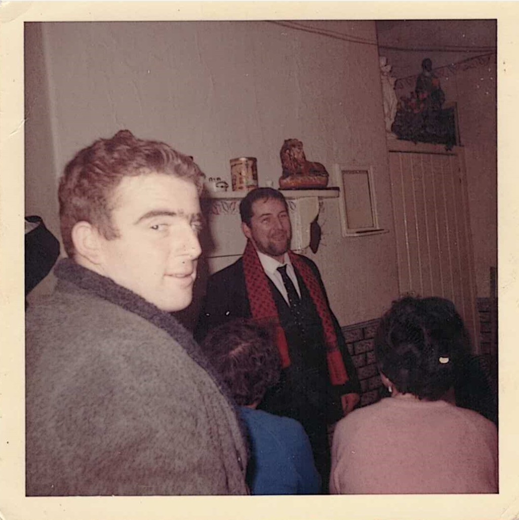 Pat Kennedy & Patsy Larkin inside Cottage